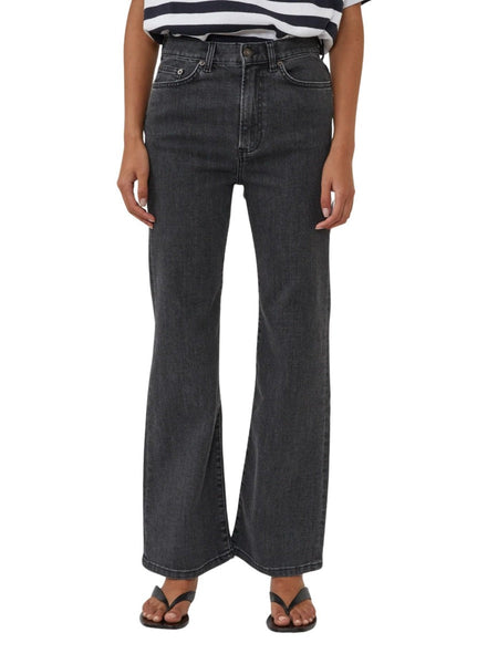Pyramid High-Rise Flare Jean - Black – The Archive Place Pyramid High-Rise Flare Jean - Black – The Archive Place