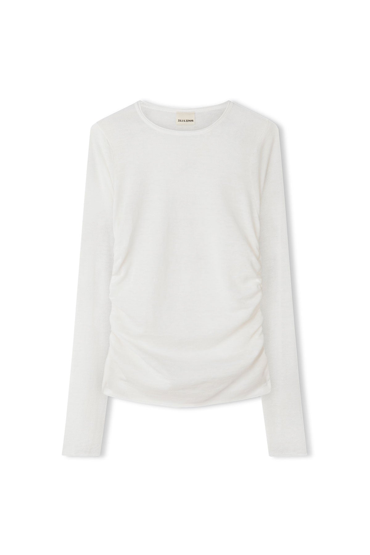 Shea Sheer Gathered Knit Top – The Archive Place