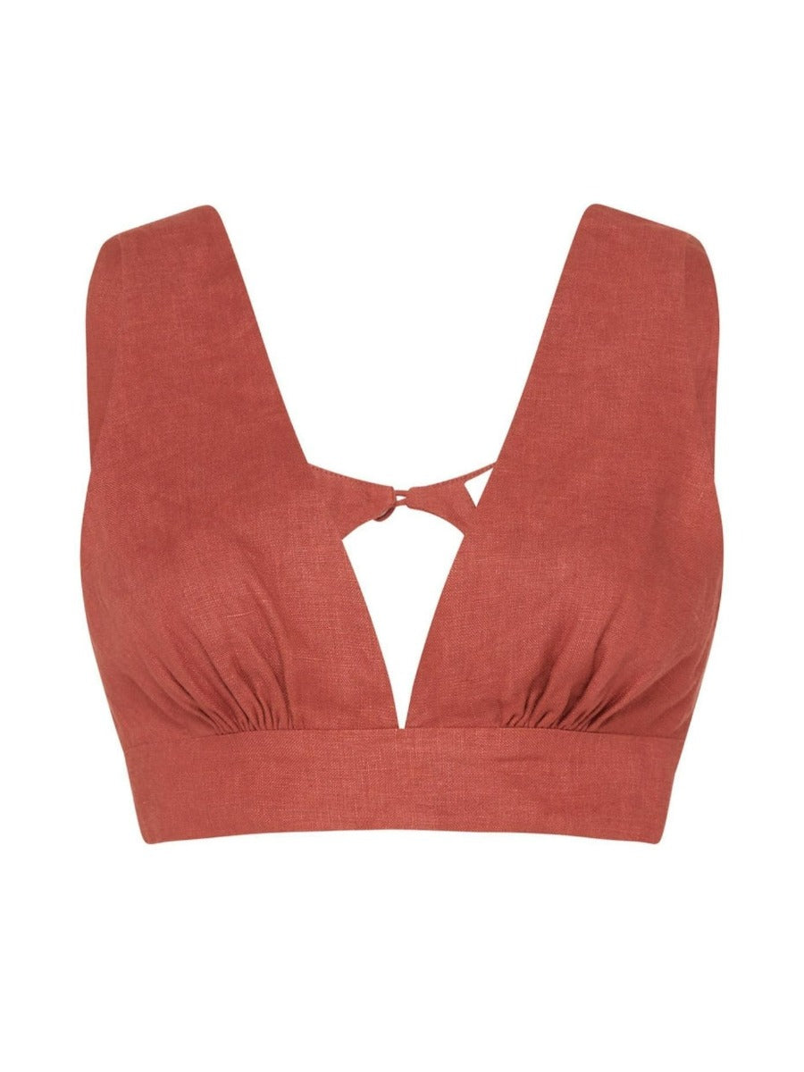 QUINN TOP - JAM RED – The Archive Place